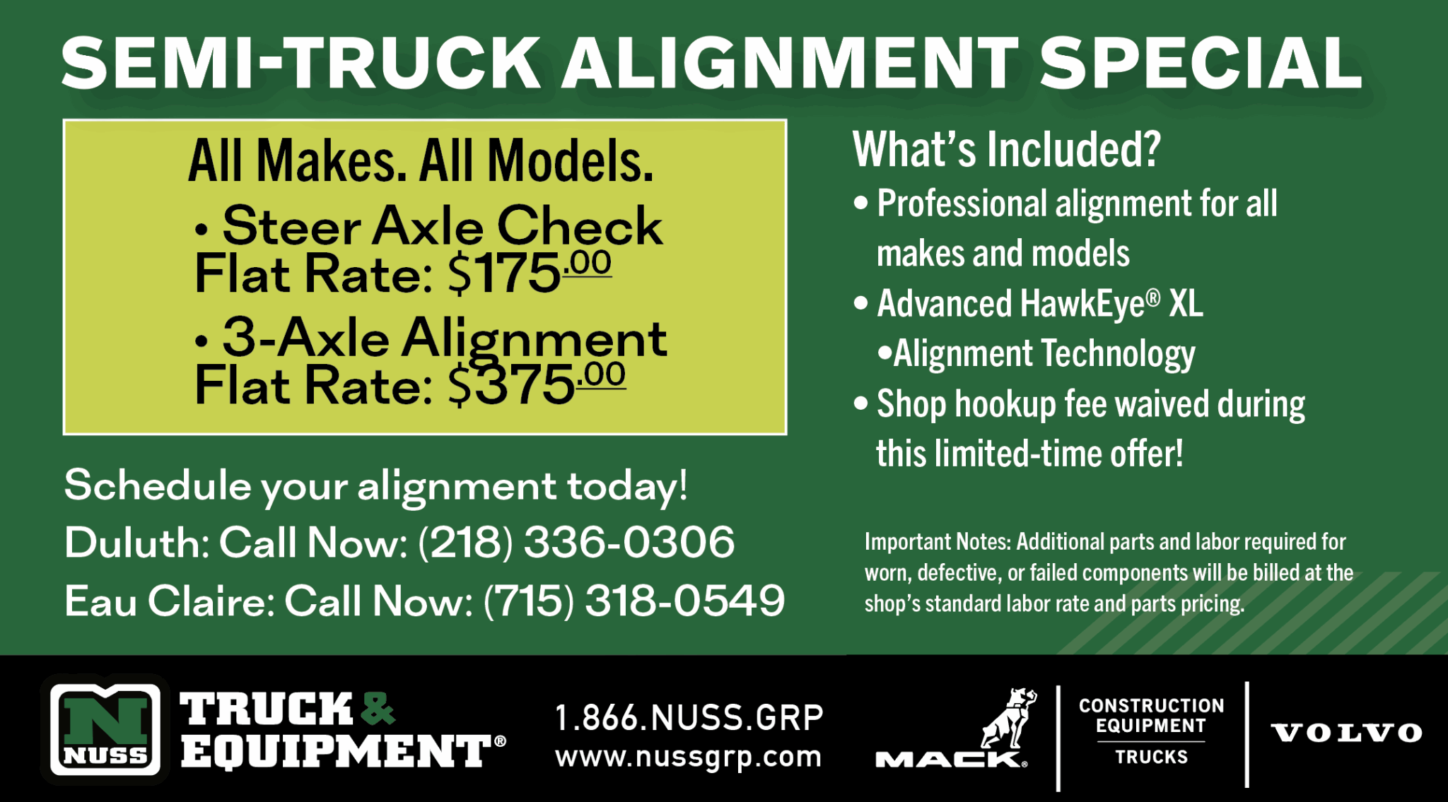 Truck Alignment Services – HawkEye® XL
